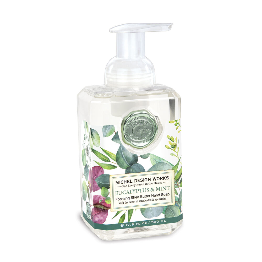 Foaming Eucalyptus Mint Hand Soap – 17.8 oz – Michel Design Works ...