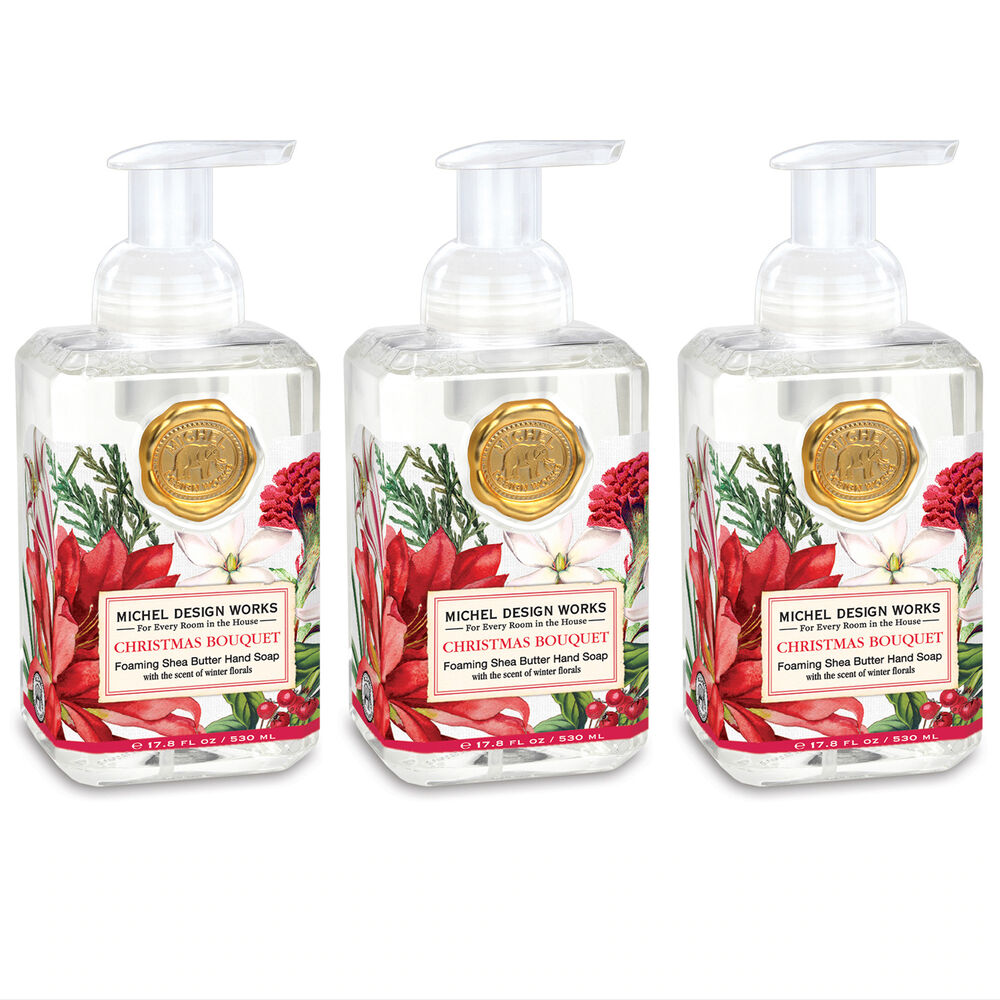 Christmas Bouquet Foaming Hand Soap 3 Pack (17.8 fl oz each ...