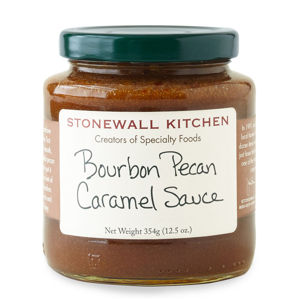 Bourbon Pecan Caramel Sauce - Stonewall Kitchen - Stonewall Kitchen