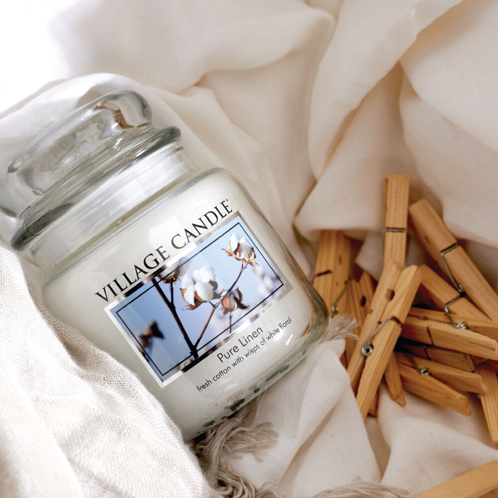 Pure Linen Large Apothecary - Village Candle - Stonewall Kitchen