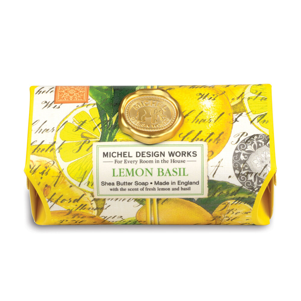 Lemon Basil Large Bath Soap Bar - Stonewall Kitchen